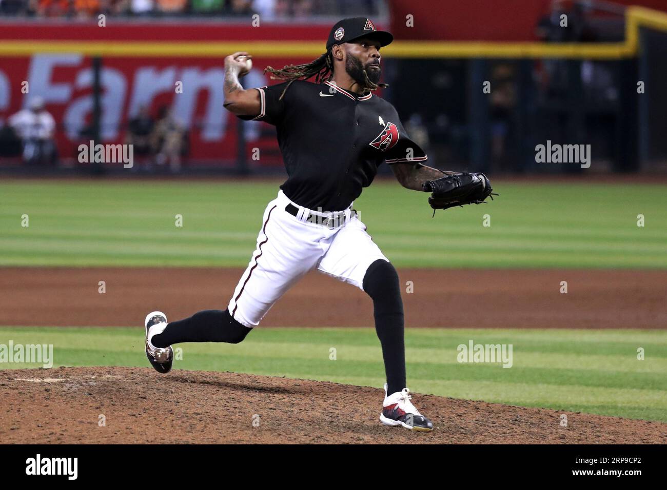 PHOENIX, AZ - SEPTEMBER 03: Arizona Diamondbacks relief pitcher Miguel ...
