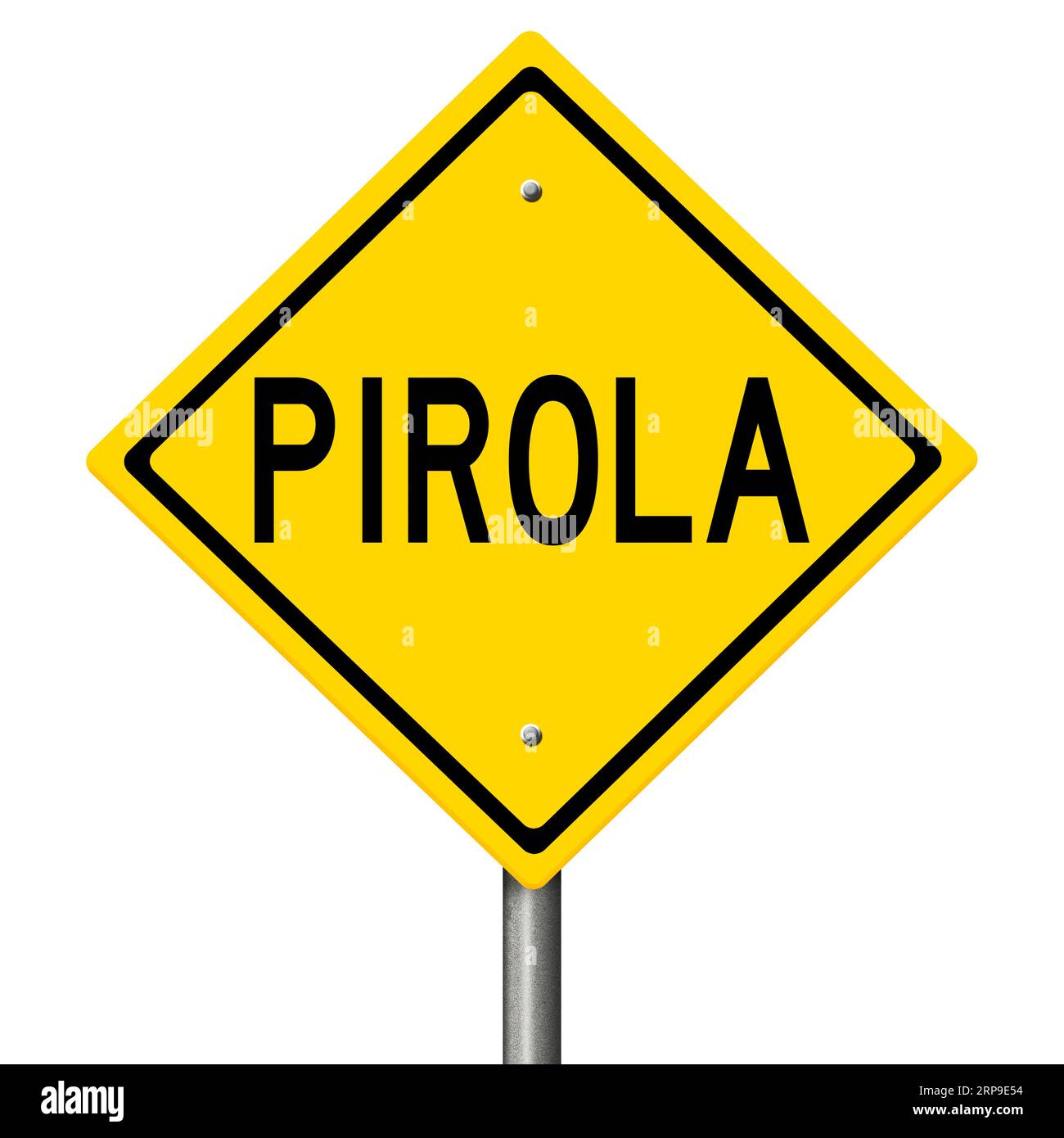 Warning sign for PIROLA variant of Covid Stock Photo - Alamy