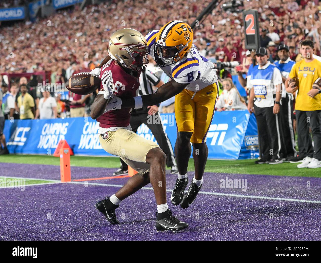 Orlando, FL, USA. 3rd Sep, 2023. Florida State Seminoles defensive back ...