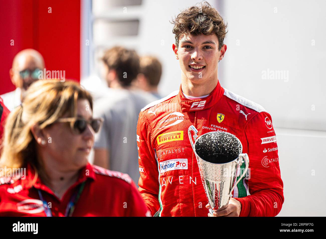 Monza, Italy. 03rd Sep, 2023. Prema Racing Team's British driver Oliver ...