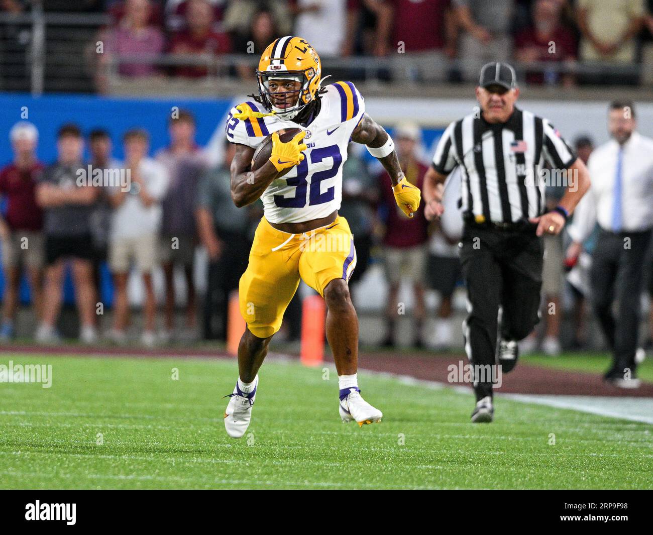 Orlando, FL, USA. 3rd Sep, 2023. LSU Tigers running back Tre Bradford ...