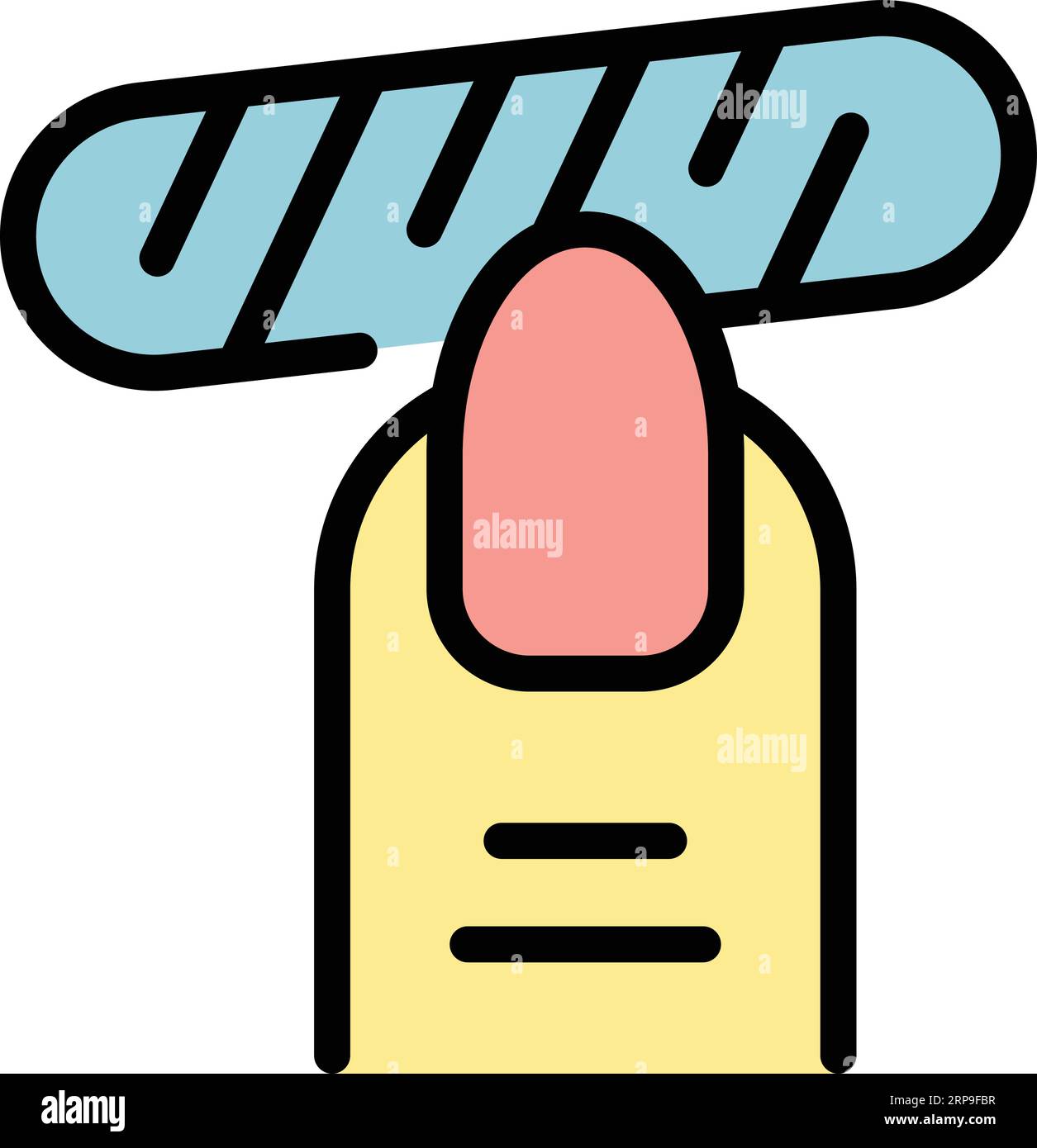 Nail bar file Stock Vector Images - Alamy