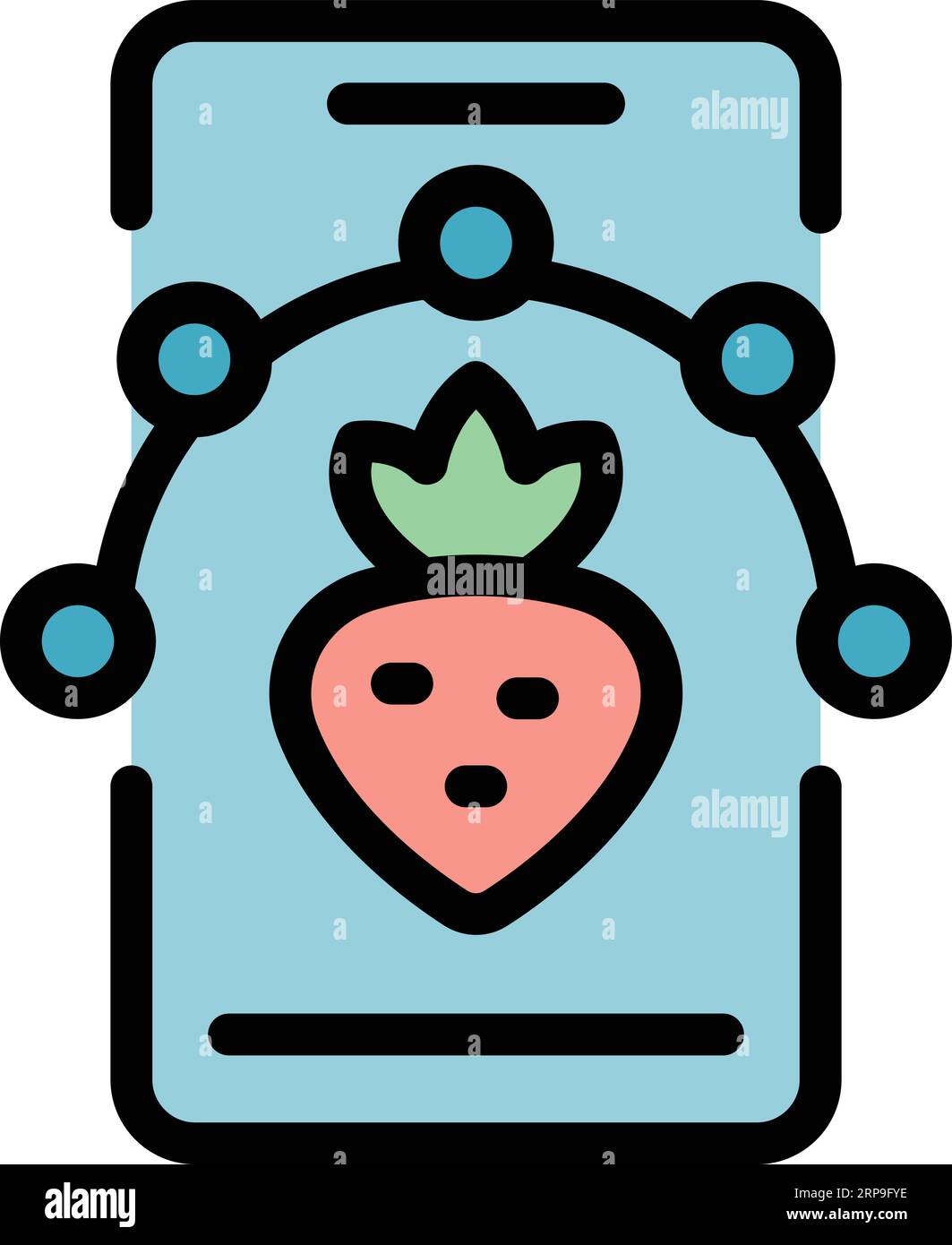 Diet Fruit Icon Outline Vector Run Program Care Info Color Flat Stock Vector Image And Art Alamy