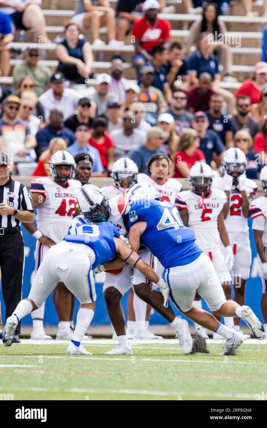 September 02, 2023: Robert Morris running back Cyrus Bonsu (7) is ...