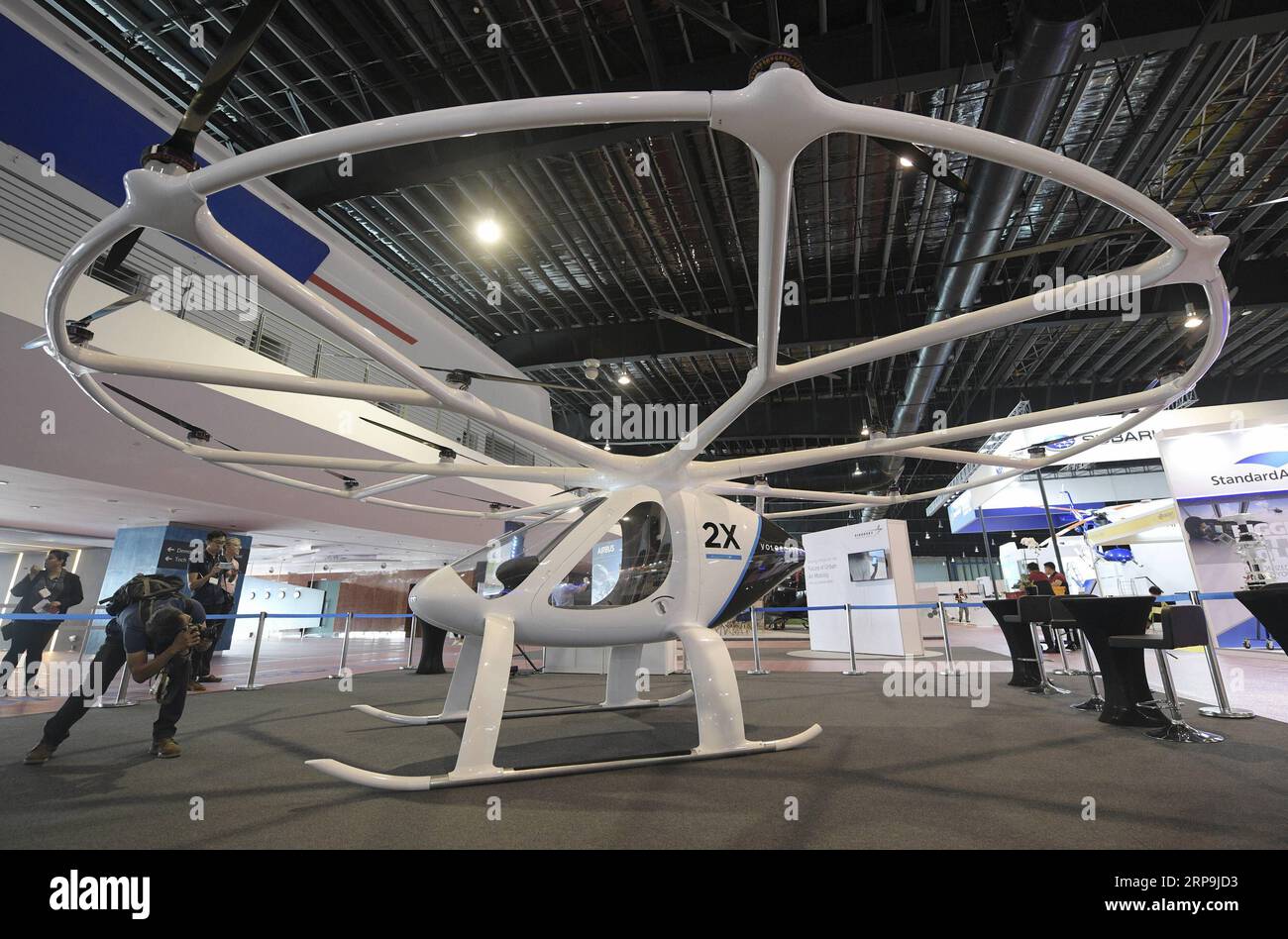 (190409) -- BEIJING, April 9, 2019 -- A Volocopter passenger rotorcraft ...