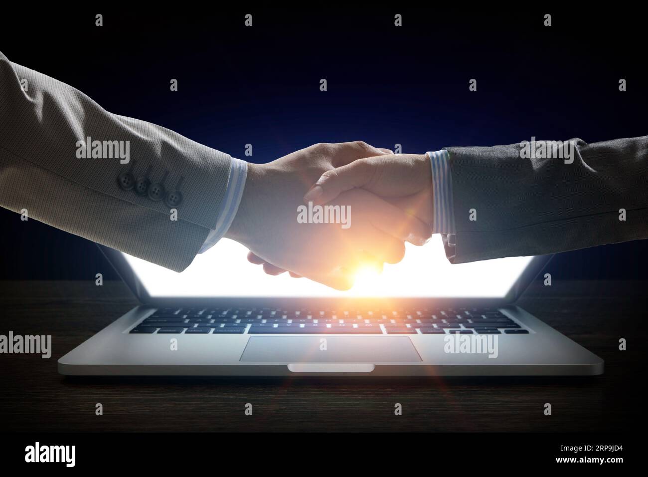 Partnership concept. Image of handshake Stock Photo - Alamy