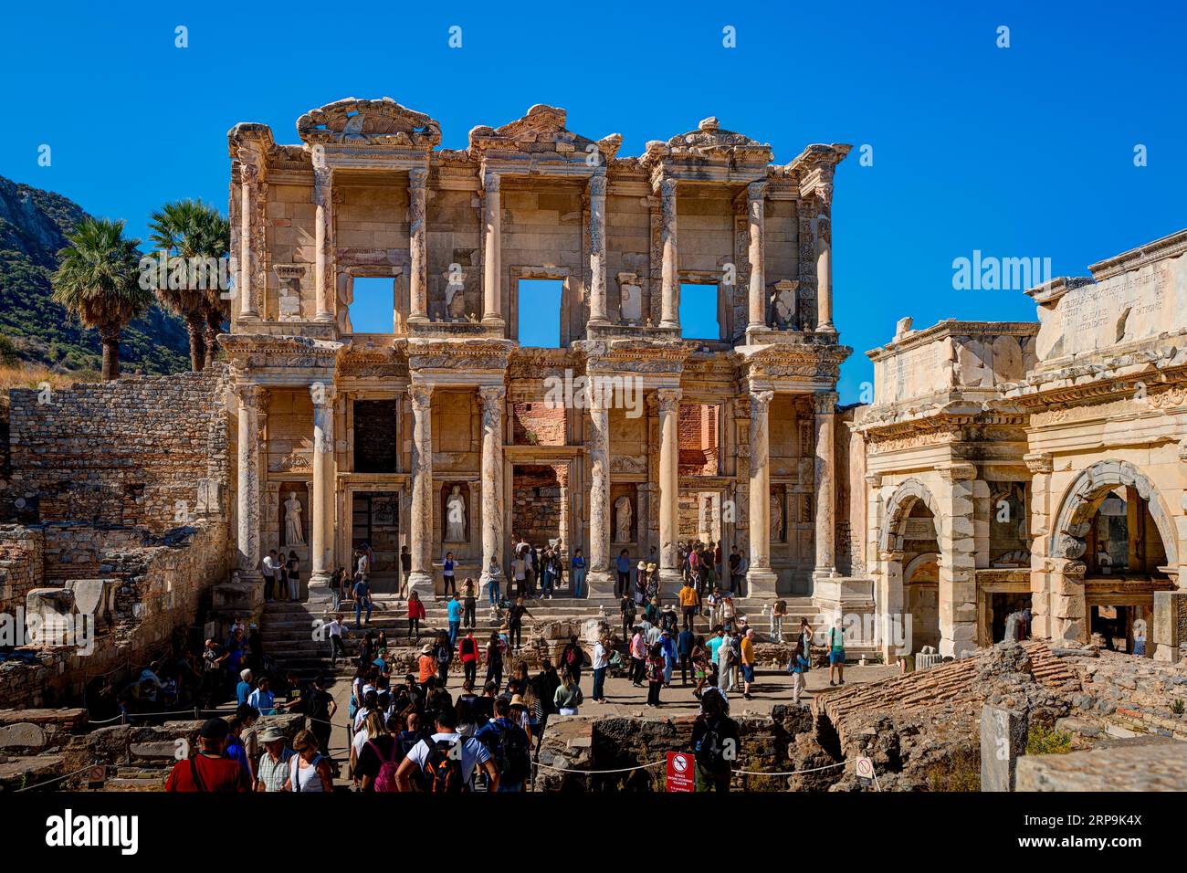 Library of Celsus. Ancient Ephesus. Izmir, Turkey Stock Photo - Alamy