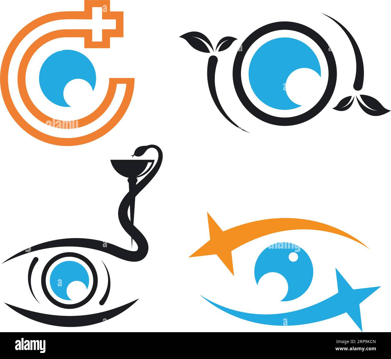 Conjunctivitis illustration Cut Out Stock Images & Pictures - Alamy