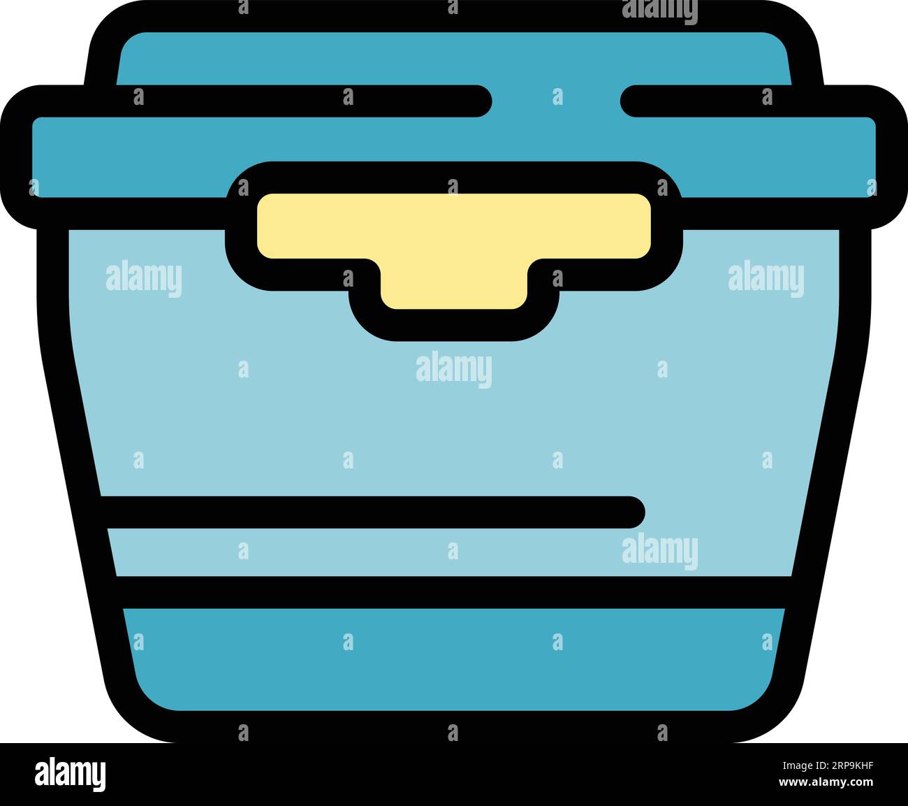 School lunch box side view Cut Out Stock Images & Pictures - Alamy