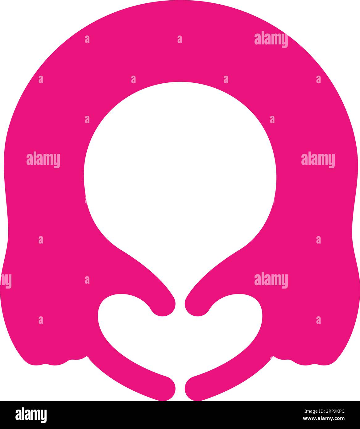 Couple making heart sign with hands Stock Vector Images - Alamy