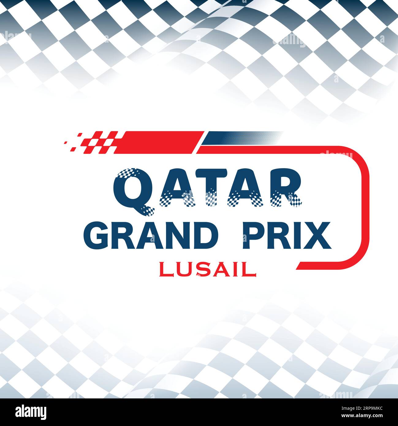 Qatar grand prix checkered background Stock Vector Image & Art - Alamy
