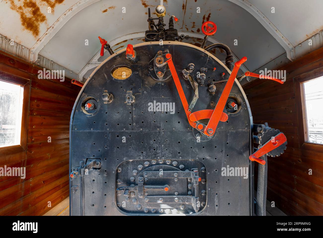 German steam locomotive (Henschel No 4) disguised as a railway carriage ...
