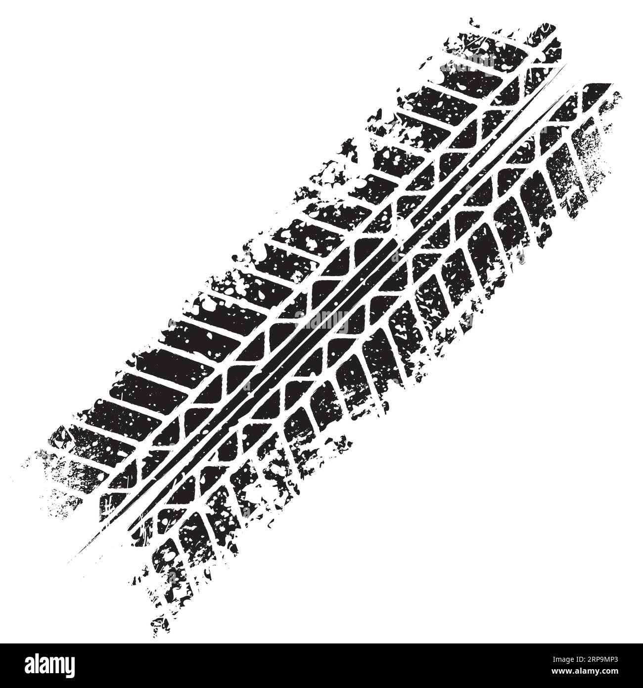 Grunge horizontal tire track mark Stock Vector Image & Art - Alamy