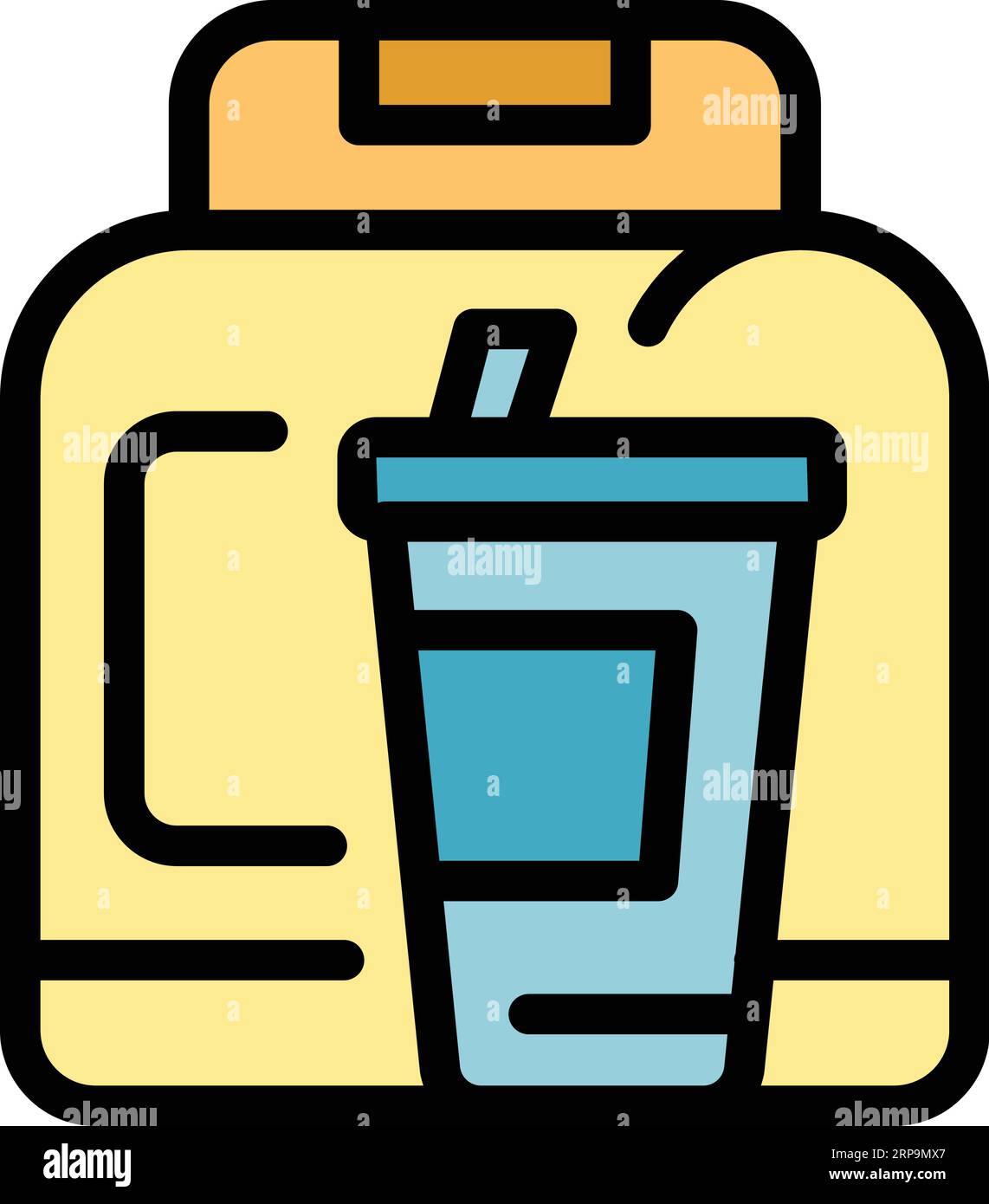 School lunch tray side view Stock Vector Images - Alamy