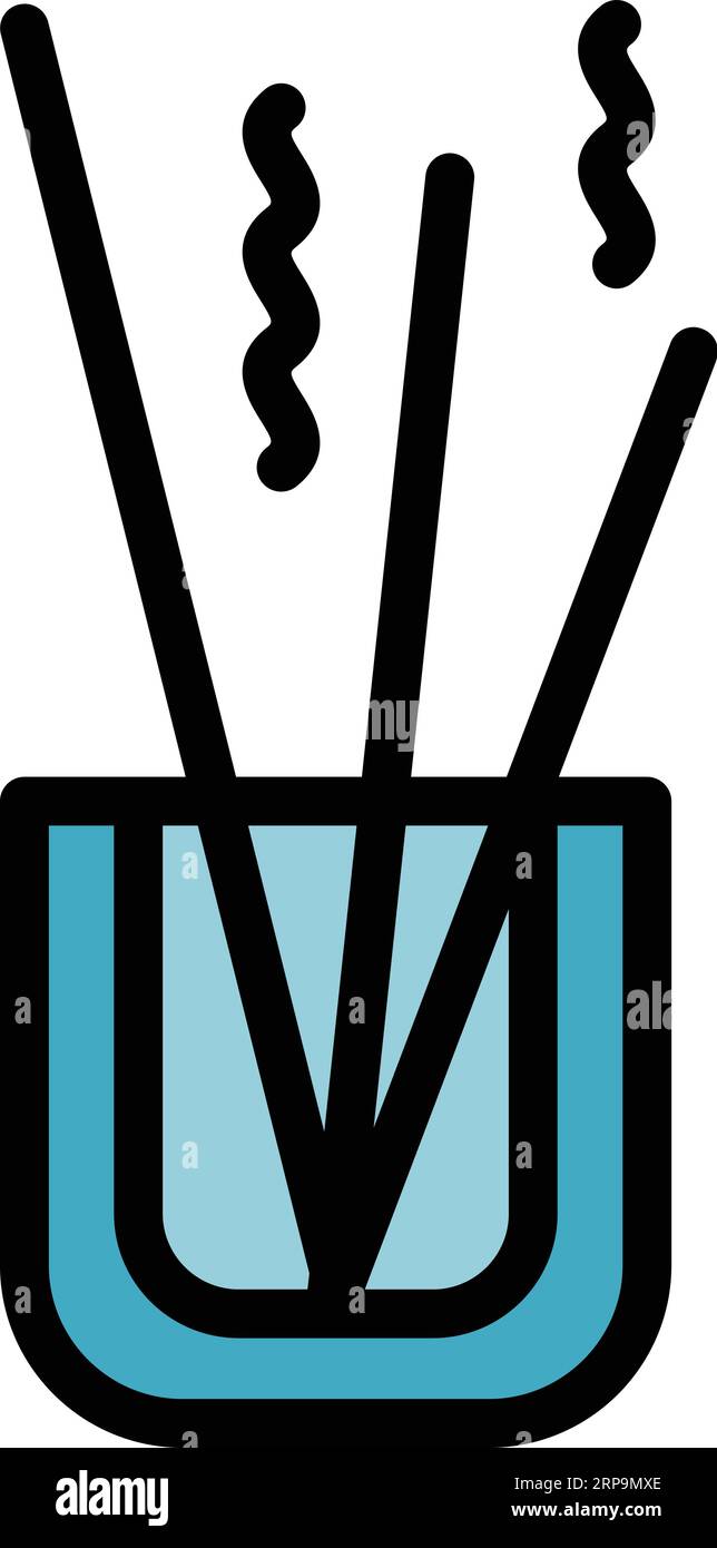 Smoke sticks icon outline vector. Medicine nutrition. Natural organic ...