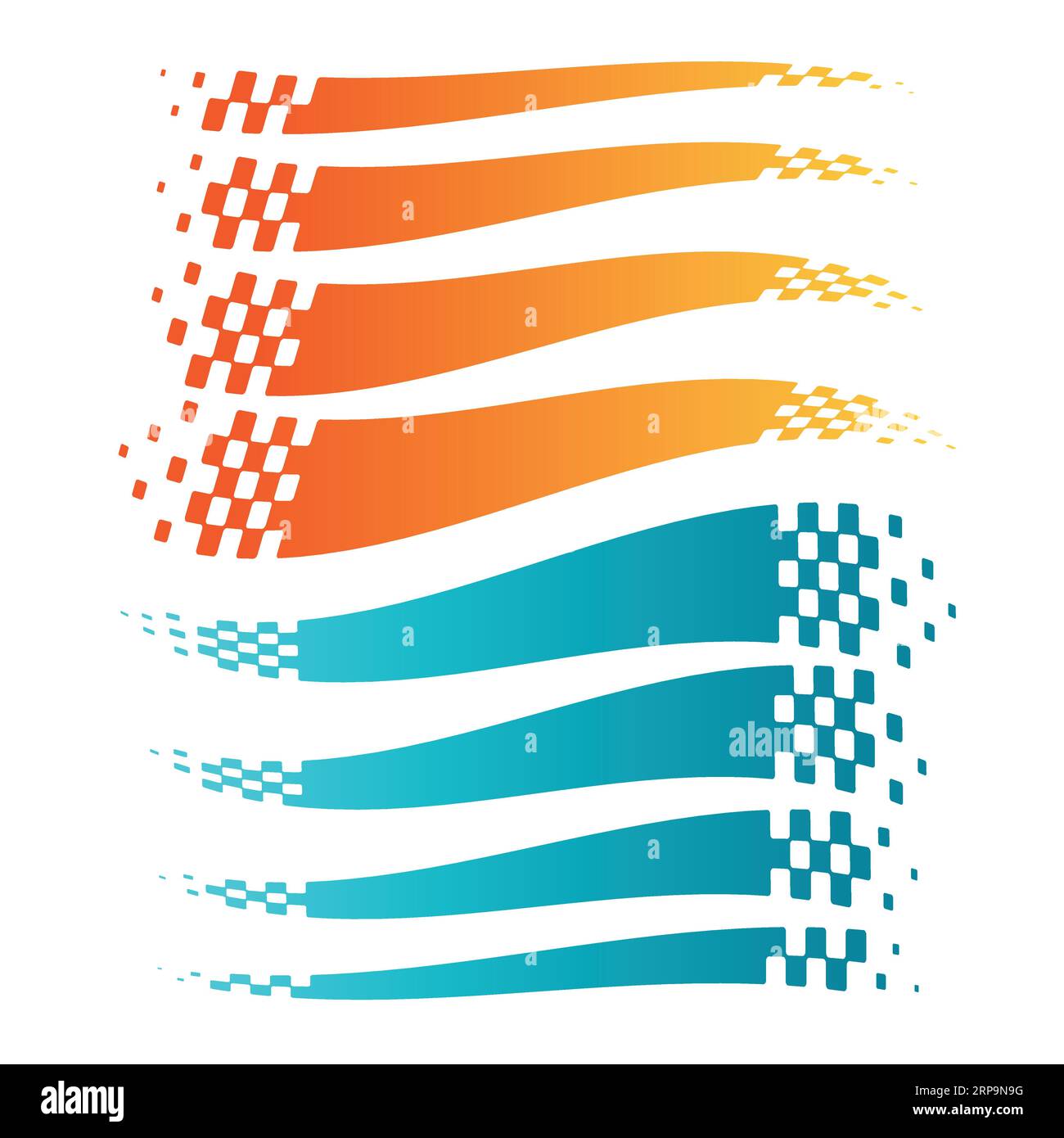 Abstract horizontal race track checkered Stock Vector Image & Art - Alamy