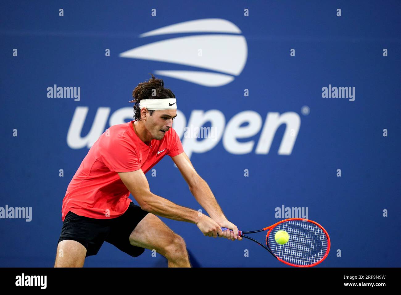 Taylor Fritz during a men's singles match at the 2023 US Open, Sunday ...