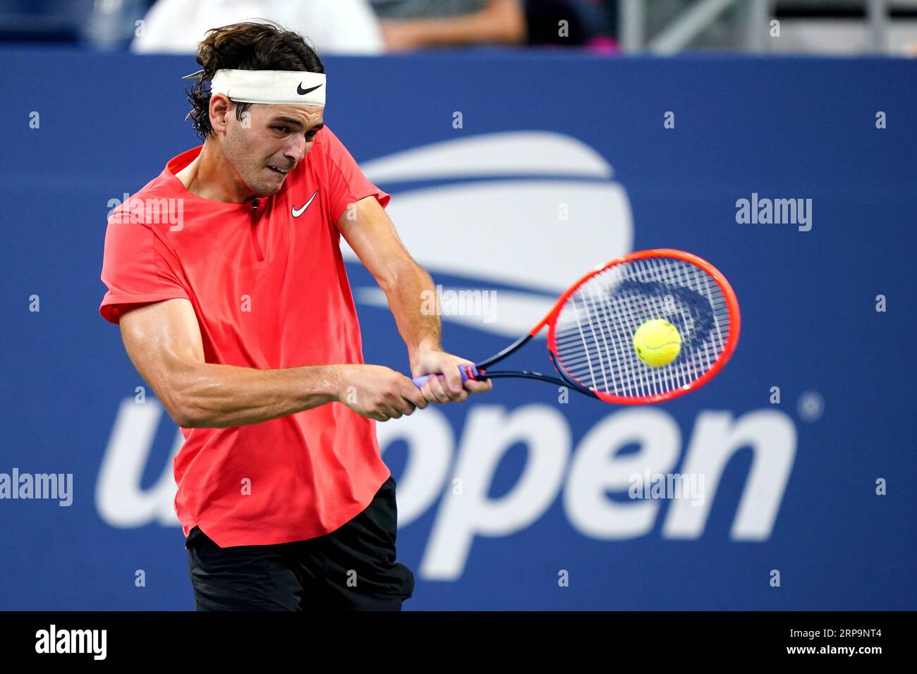 Taylor Fritz during a men's singles match at the 2023 US Open, Sunday ...