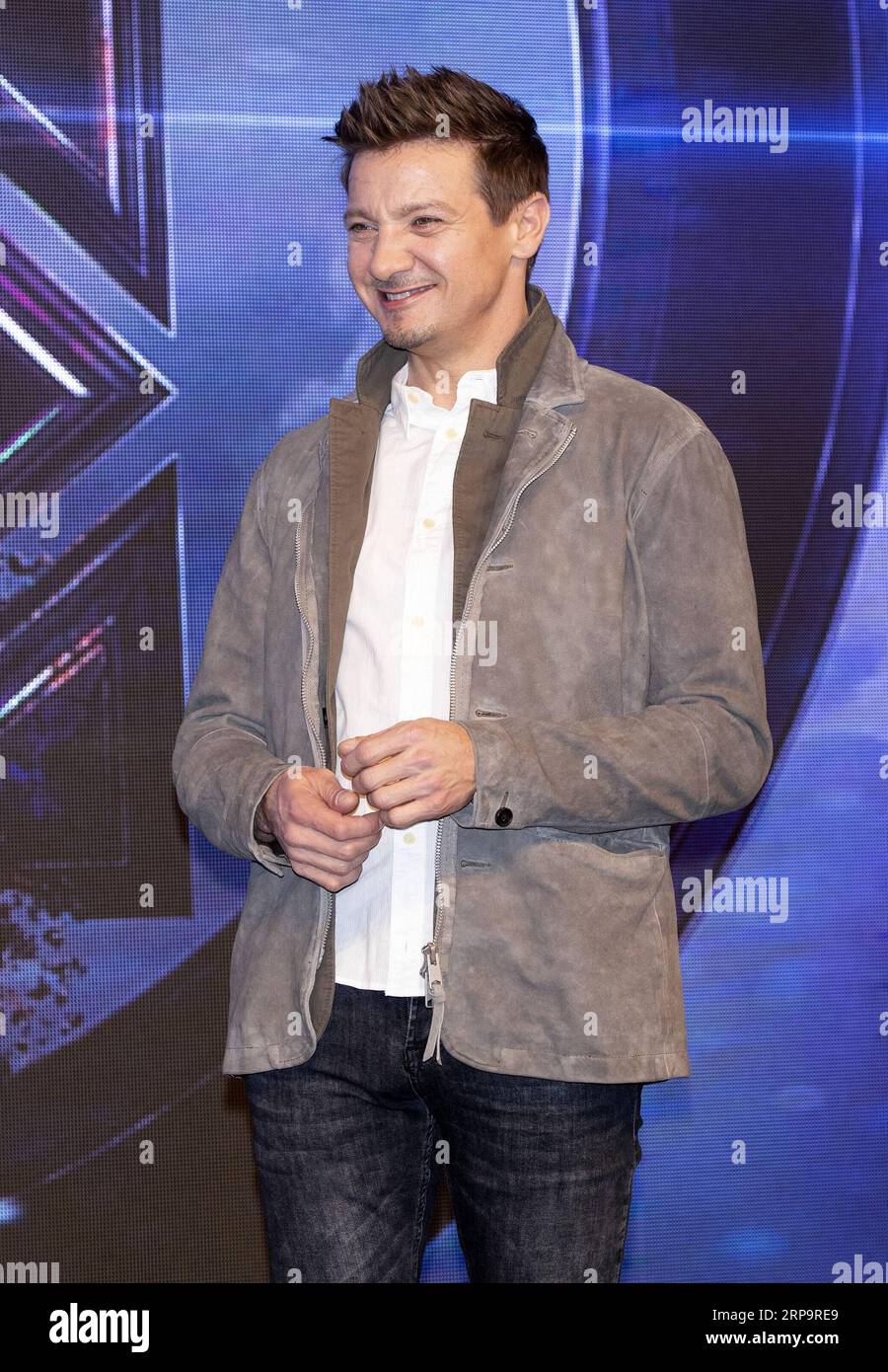 (190415) -- SEOUL, April 15, 2019 -- Actor Jeremy Renner attends a ...