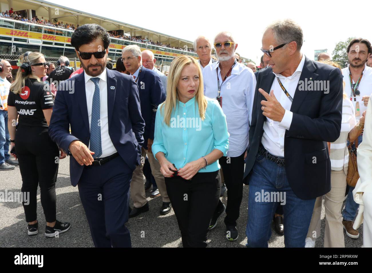 MONZA, Italy, 3. September 2023; (L-R) Mohammed Ahmad Sultan Ben ...
