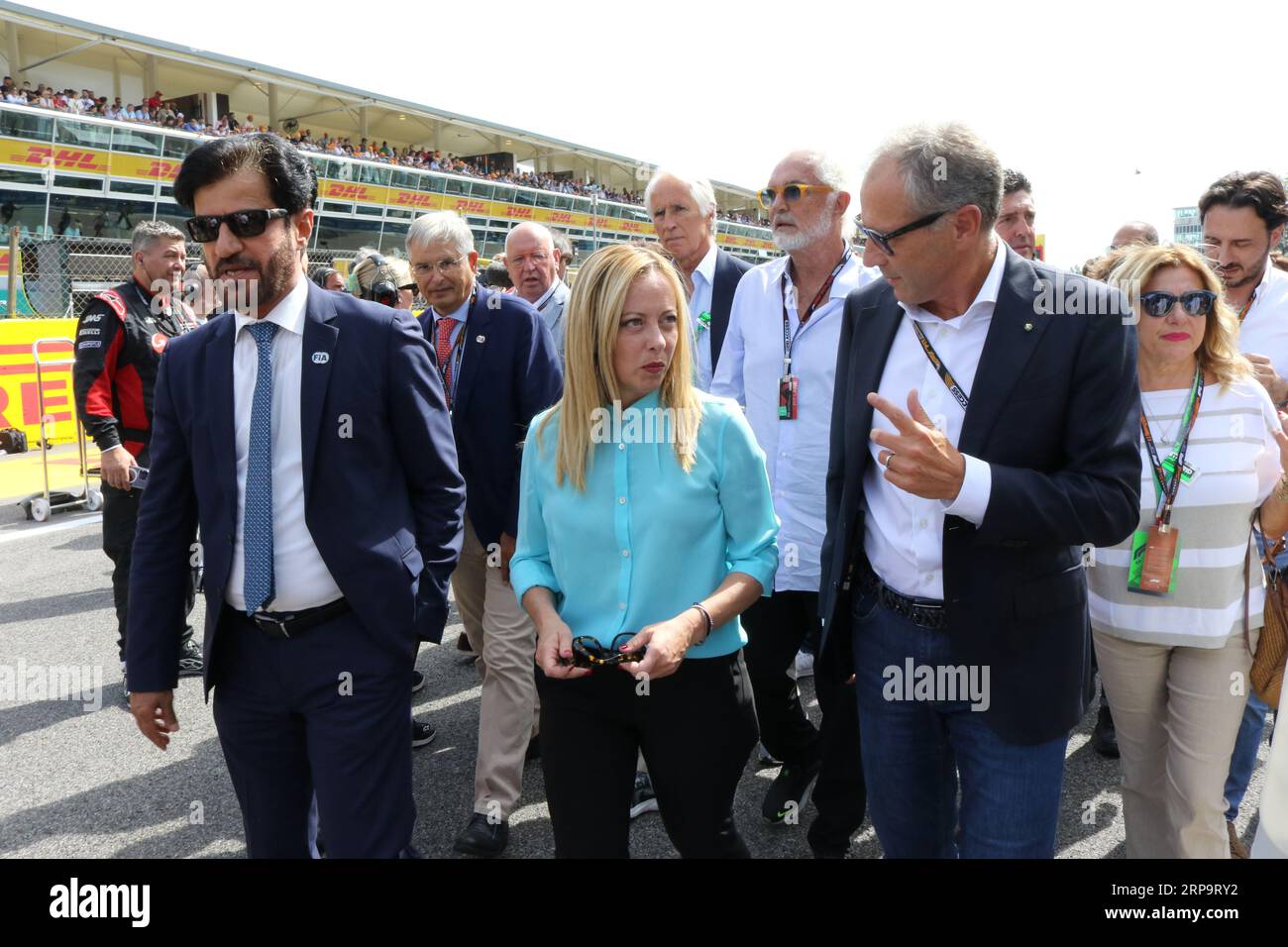 MONZA, Italy, 3. September 2023; (L-R) Mohammed Ahmad Sultan Ben ...