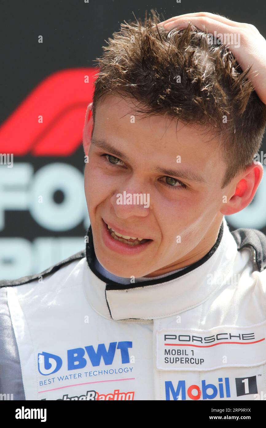 2023 porsche super cup champion of denmark bastian buus hi-res stock ...