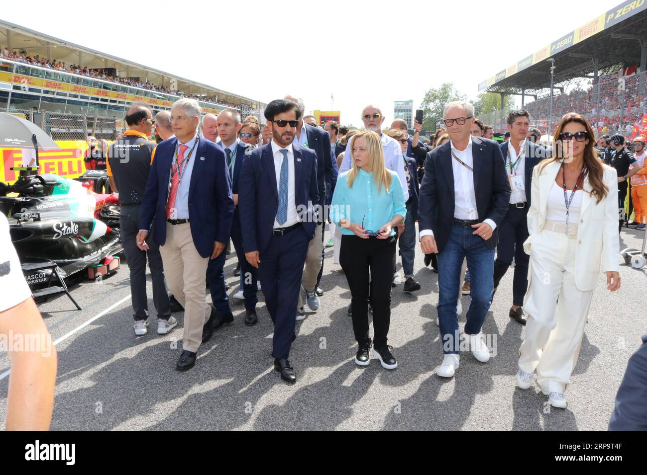 MONZA, Italy, 3. September 2023; (L-R) Mohammed Ahmad Sultan Ben ...