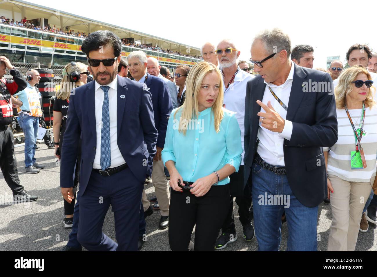 MONZA, Italy, 3. September 2023; (L-R) Mohammed Ahmad Sultan Ben ...