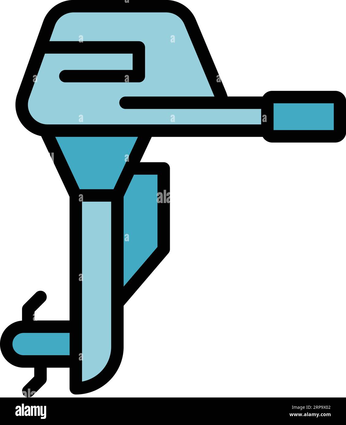 Vintage outboard motor Cut Out Stock Images & Pictures - Alamy