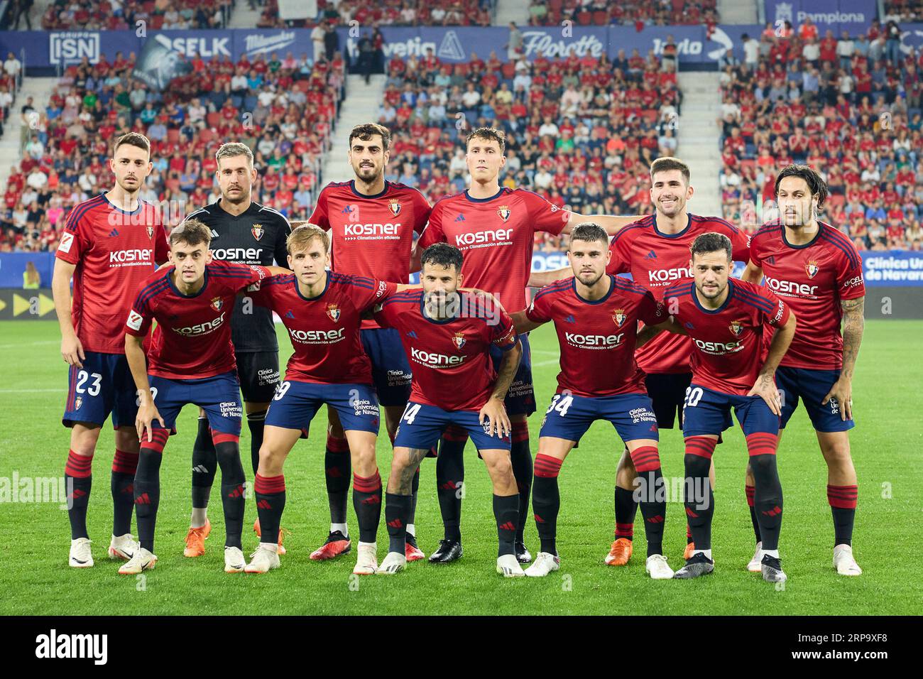 Pamplona, Spain. 03rd Sep, 2023. The titular team of the CA Osasuna ...