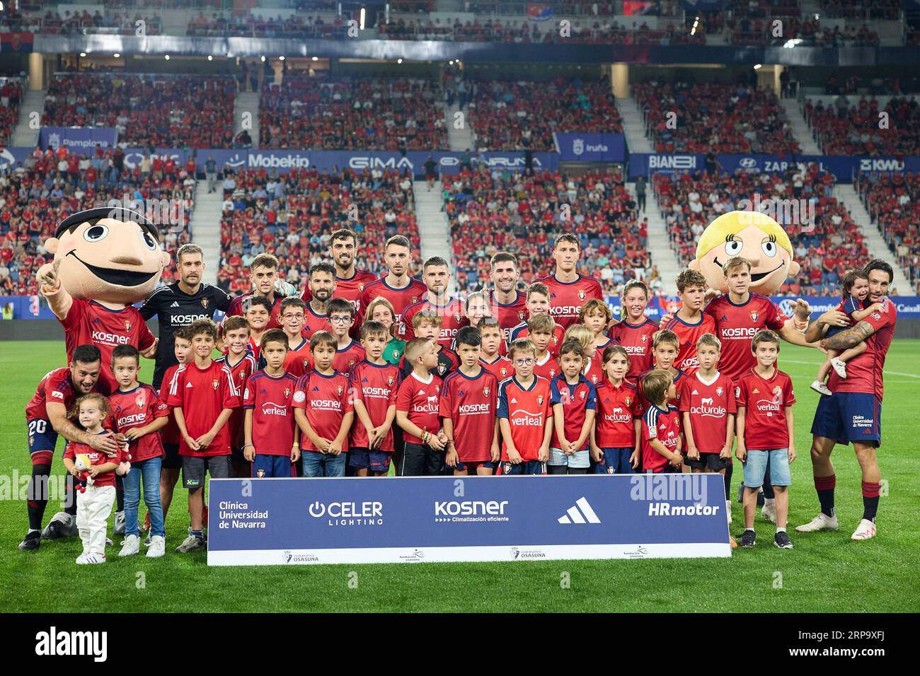 Pamplona, Spain. 03rd Sep, 2023. The main team of the CA Osasuna and ...