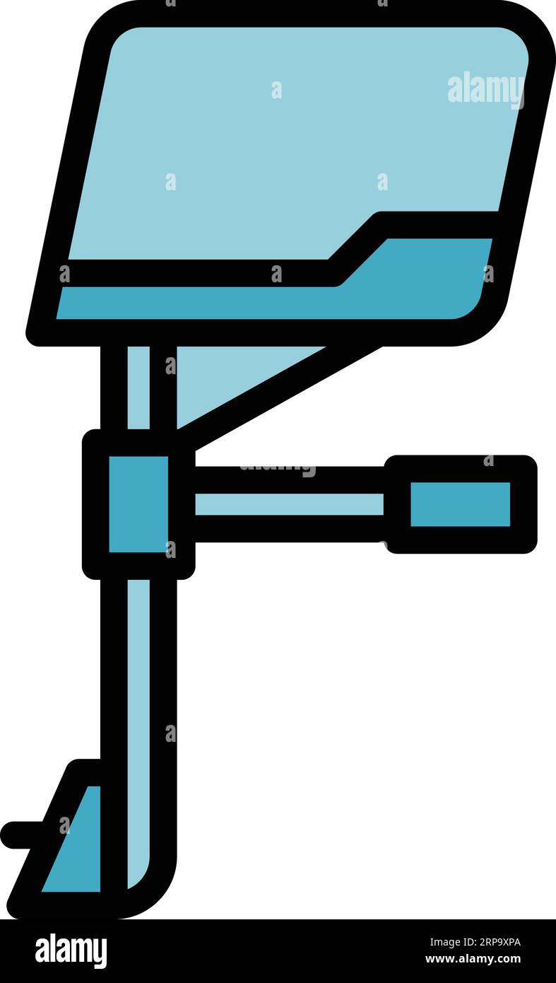 Boat engine icon outline vector. Motor outboard. Fishing cruise color ...