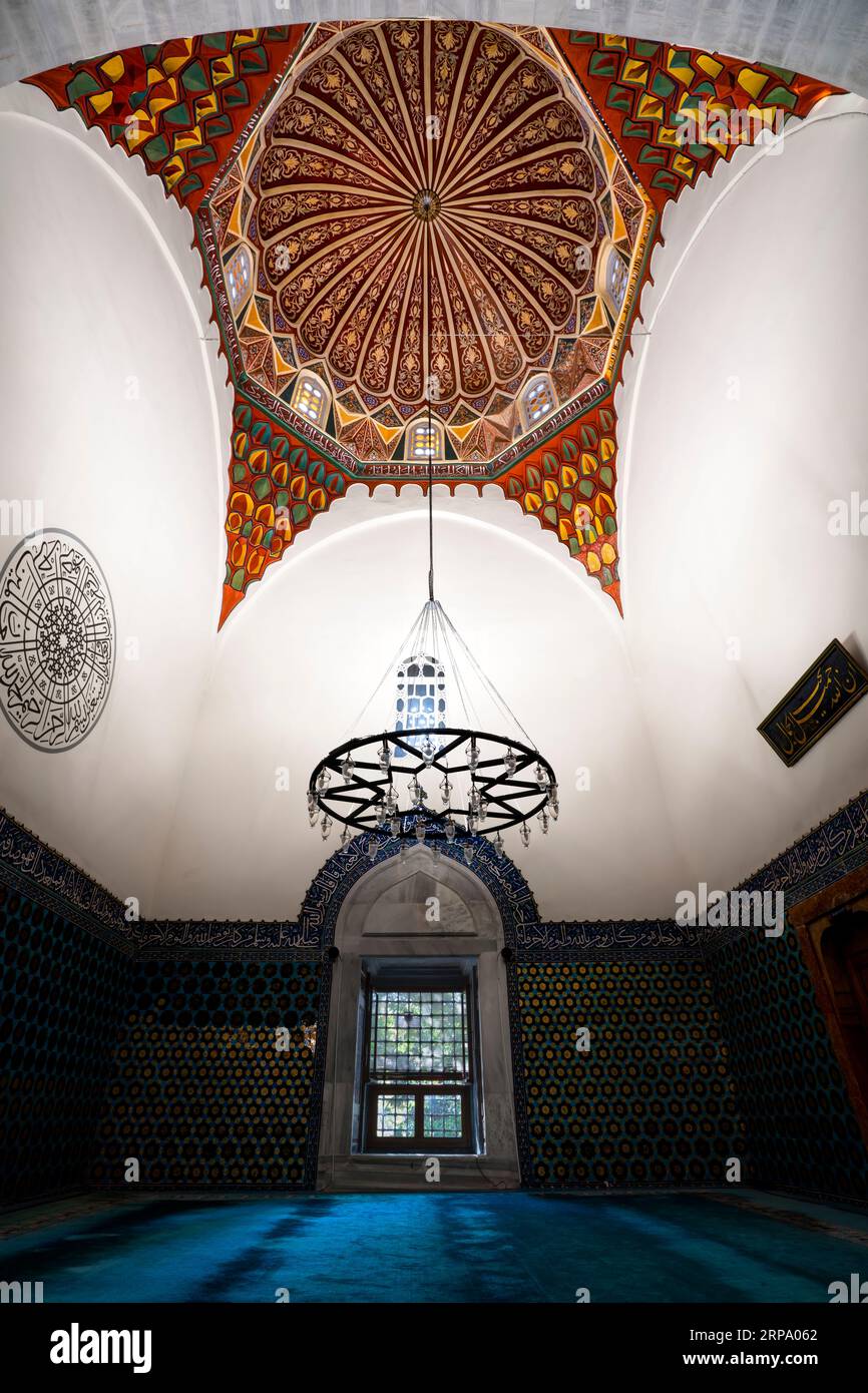 Green Mosque (Yeşil Camii), also known as the Mosque of Mehmed I. Bursa ...