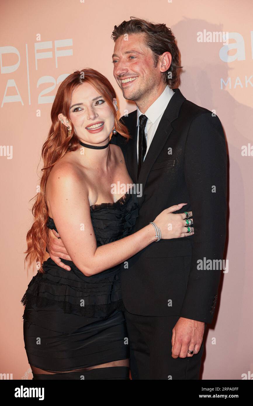Venice, Italy. 03rd Sep, 2023. Bella Thorne and Mark Emms attends the ...
