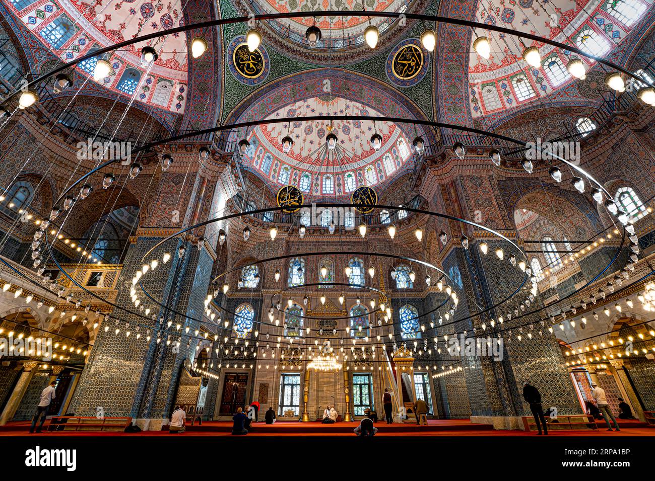 New Mosque (Yeni Cami), originally named Valide Sultan Mosque. Eminönü ...