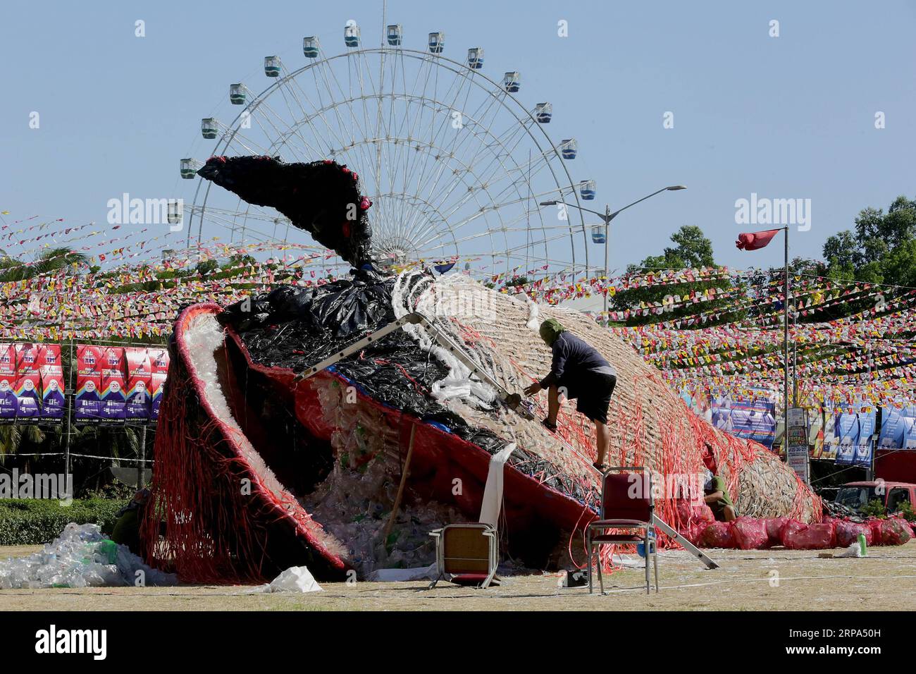 Entertainment Bilder des Tages Philippinen, Kunstinstallation zeigt ...