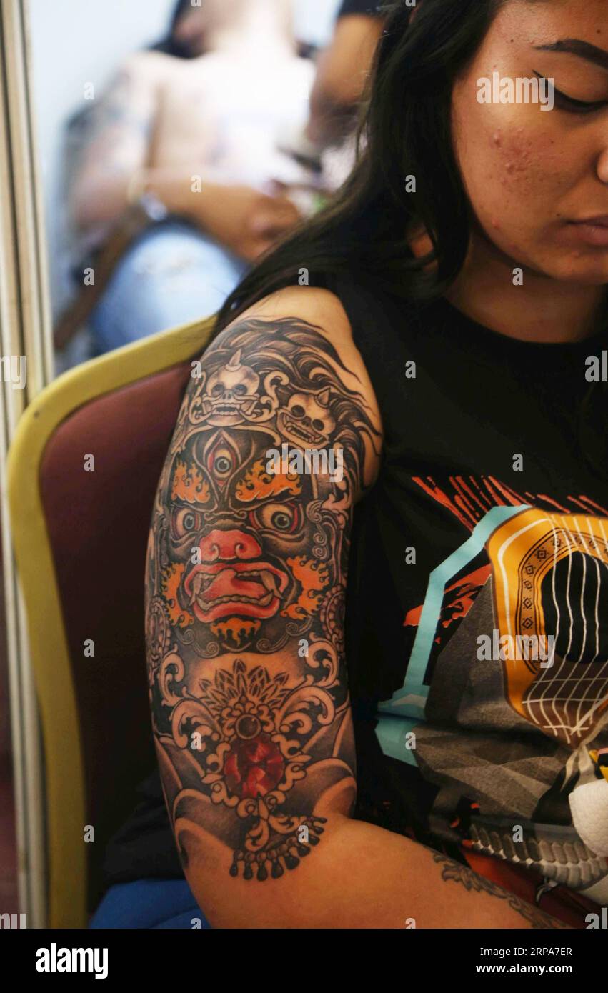 Kathmandu tattoo hi-res stock photography and images - Alamy