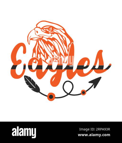 Eagles clipart, typography t shirt design, tee print, freebie SVG, t ...