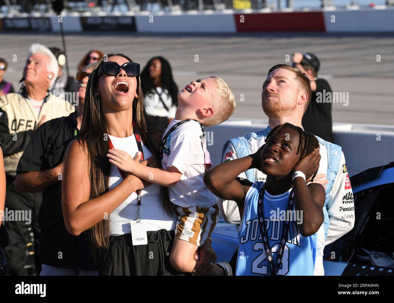DARLINGTON, SC - SEPTEMBER 03: Alexa DeLeon the fiancé of Tyler Reddick ...