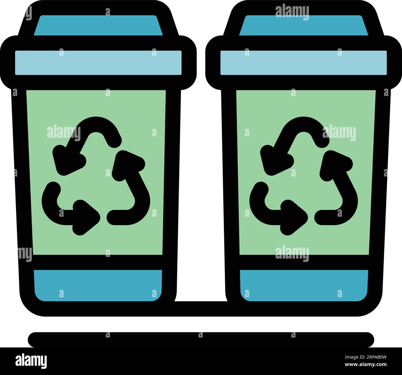 Glass recycle process Cut Out Stock Images & Pictures - Alamy