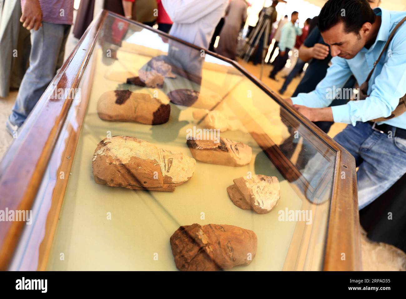 (190504) -- GIZA, May 4, 2019 (Xinhua) -- Photo taken on May 4, 2019 ...