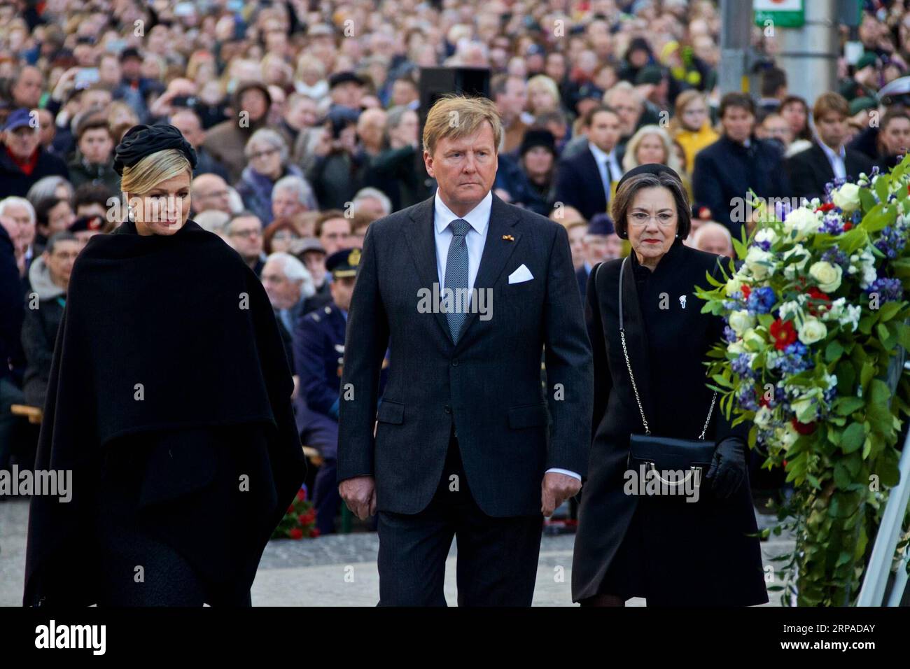 (190504) -- AMSTERDAM, May 4, 2019 -- Dutch King Willem-Alexander (C ...