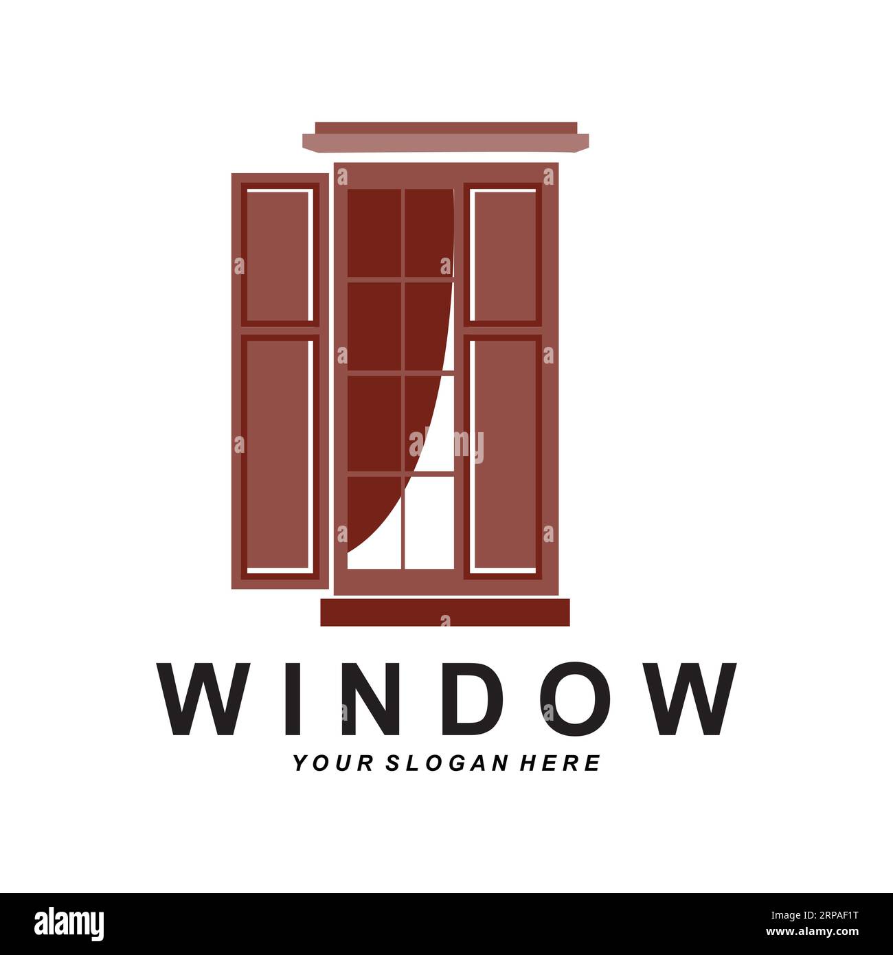 Home Window Logo, Home Interior icon design Stock Vector Image & Art ...