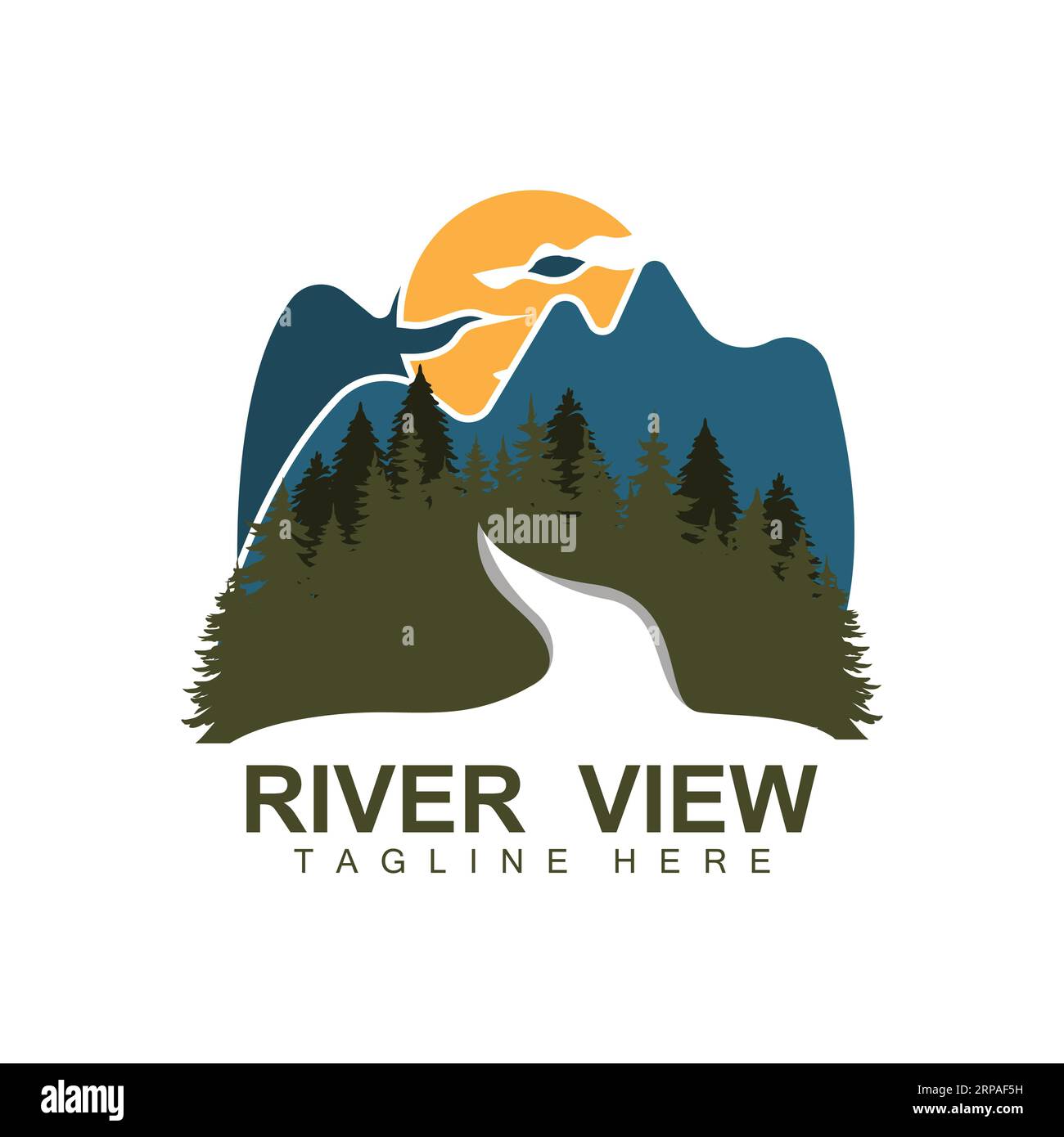Lakeside adventure Stock Vector Images - Alamy