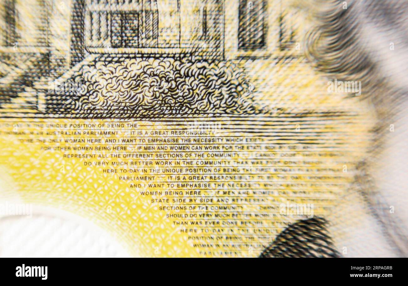 Australian 10 dollar note hi-res stock photography and images - Alamy