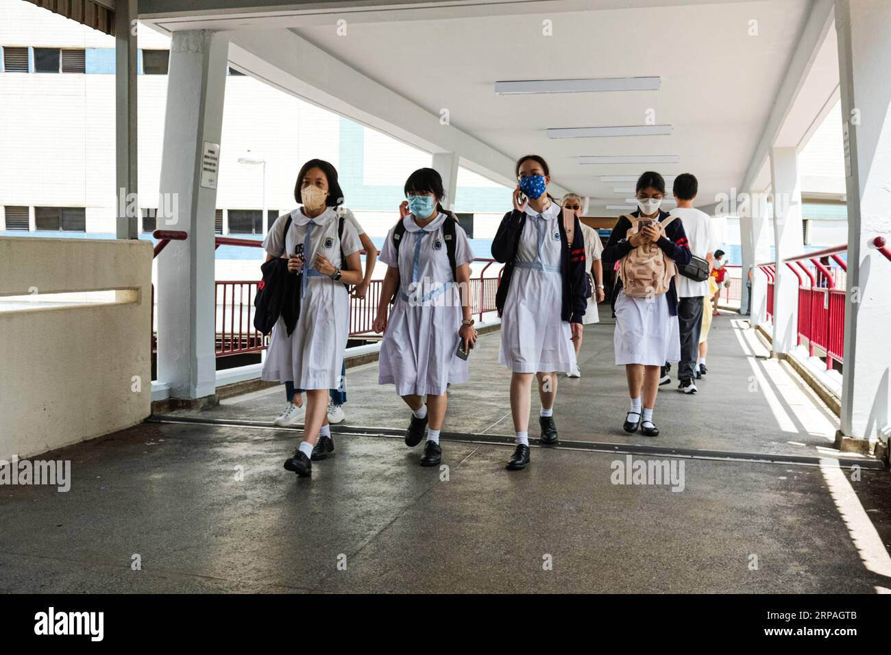 Hong kong school uniform hi-res stock photography and images - Alamy