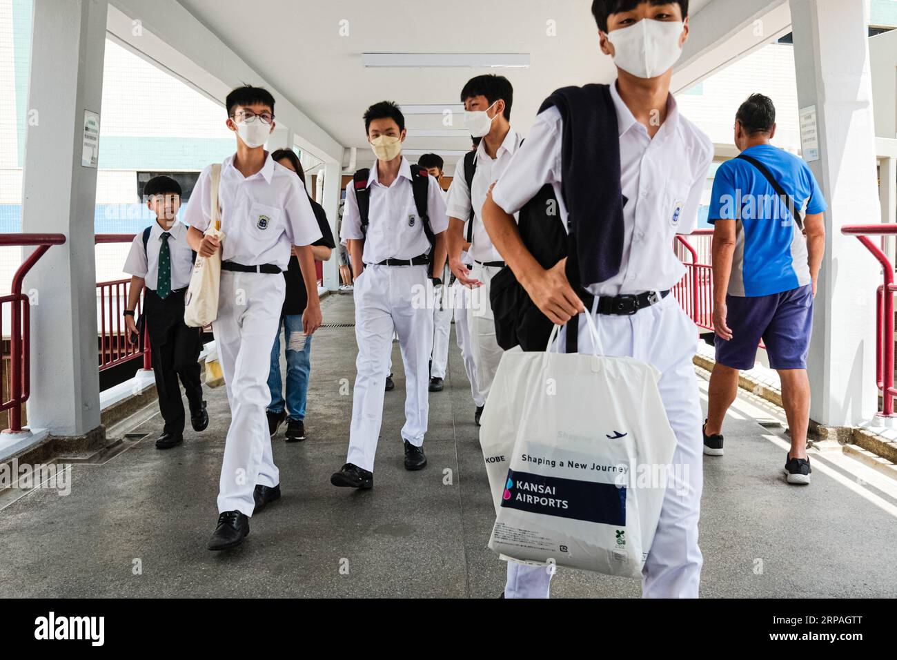 Hong kong school uniform hi-res stock photography and images - Alamy
