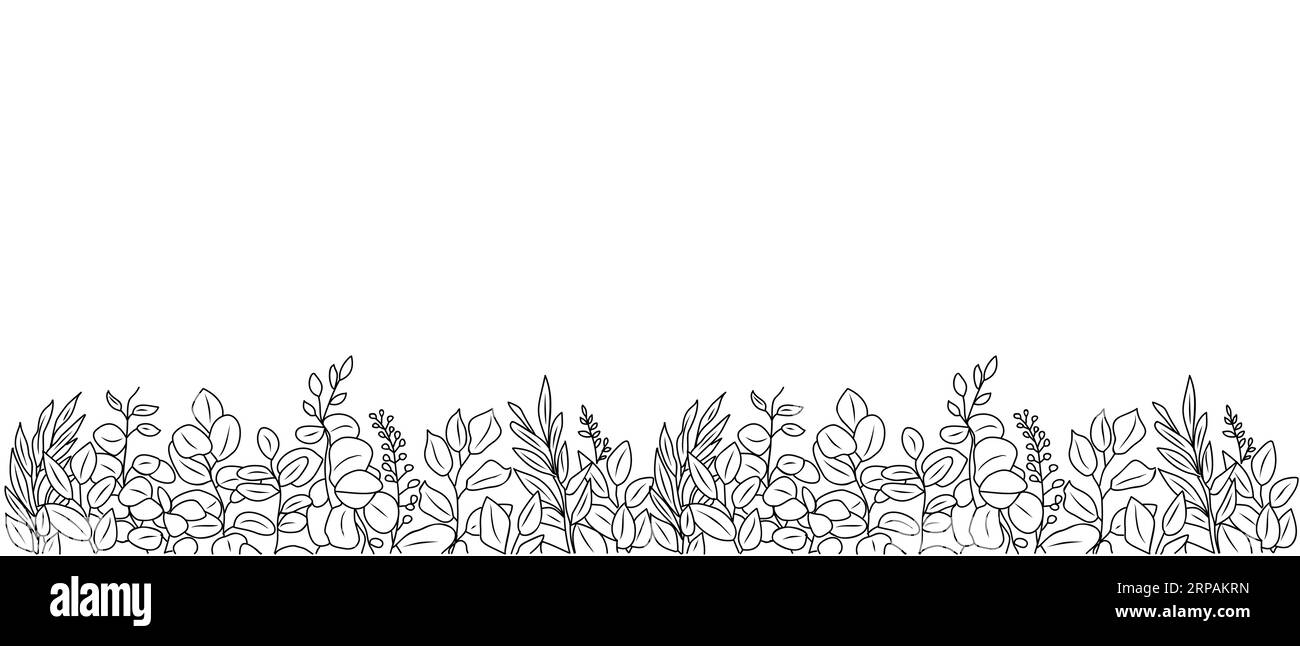 Horizontal outline trendy black Cut Out Stock Images & Pictures - Alamy