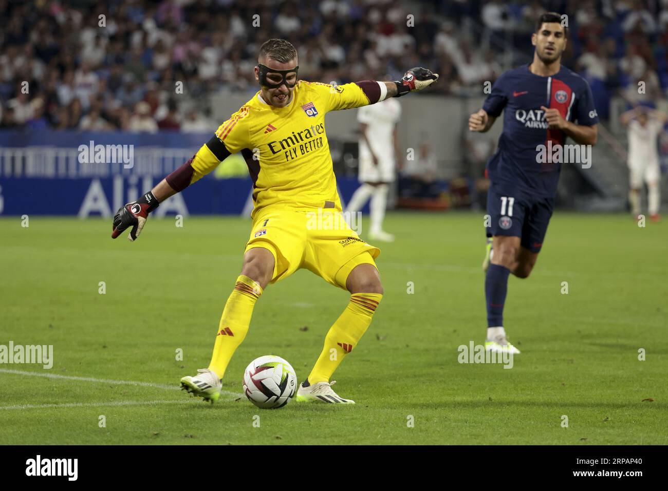 Lyon goalkeeper Anthony Lopes during the French championship Ligue 1 ...