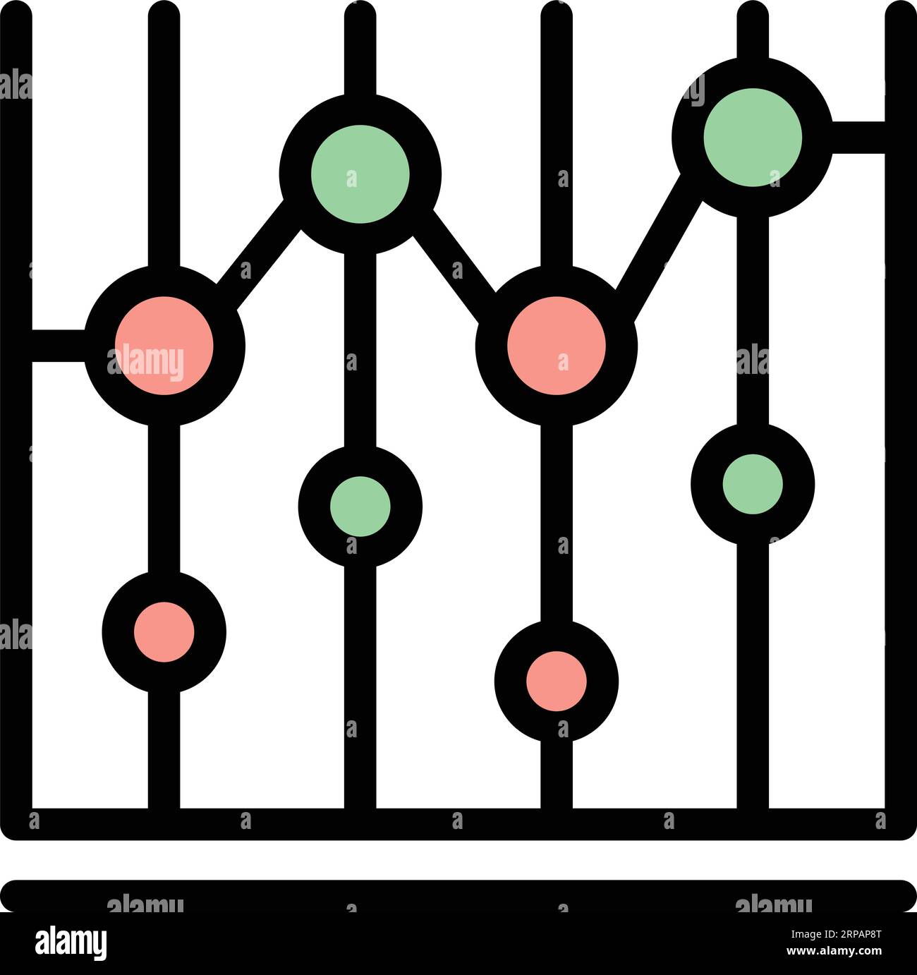 Population growth graph icon outline vector. Team human. Community ...